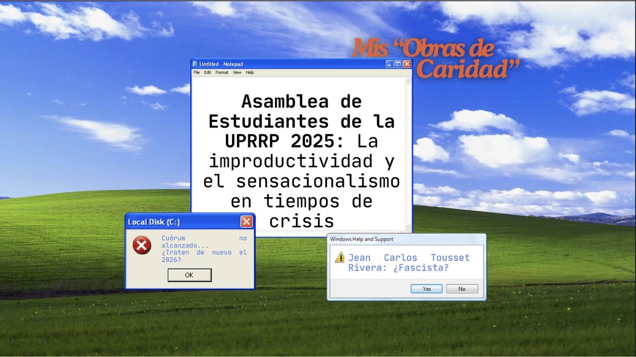Asamblea de Estudiantes UPRRP 2025: La improductividad y el ...