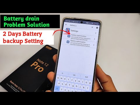 Redmi Note 12 Pro 5G Battery drain Problem Solution | 2 Day Battery ...