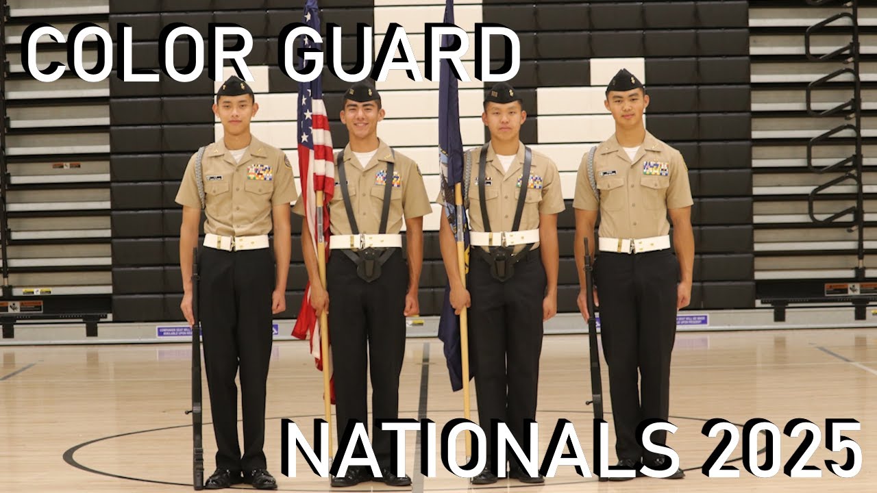 Pacifica Black Color Guard | Navy JROTC Nationals 2025 - YouTube
