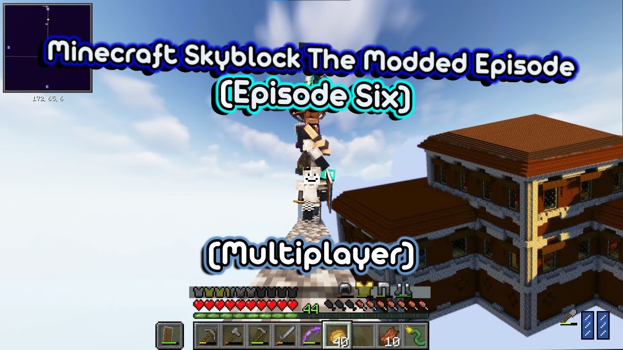 Conquering A Mansion in Modded Minecraft Skyblock Episode 6 - YouTube