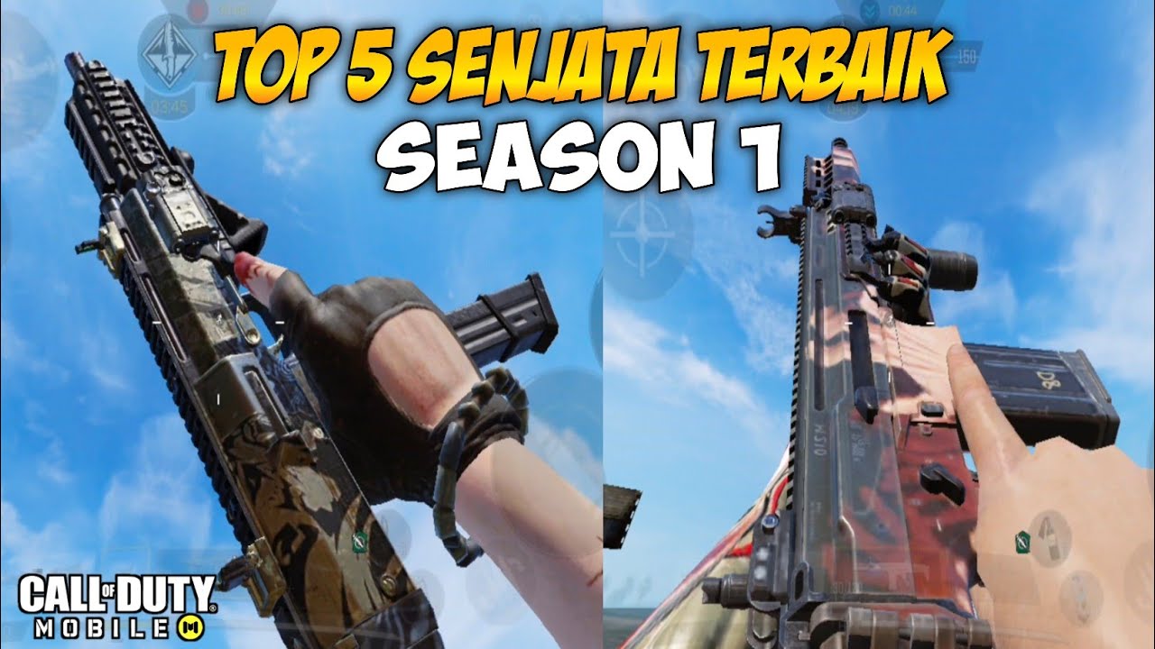 Top 5 senjata terbaik codm season 1 2022 + gunsmith terbaik codm season ...