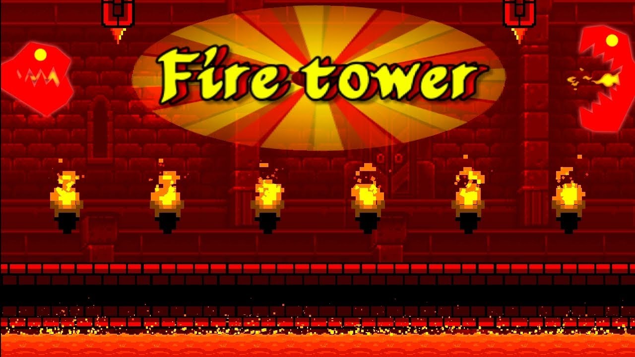 GD "Fire tower" My first decoration level. - YouTube
