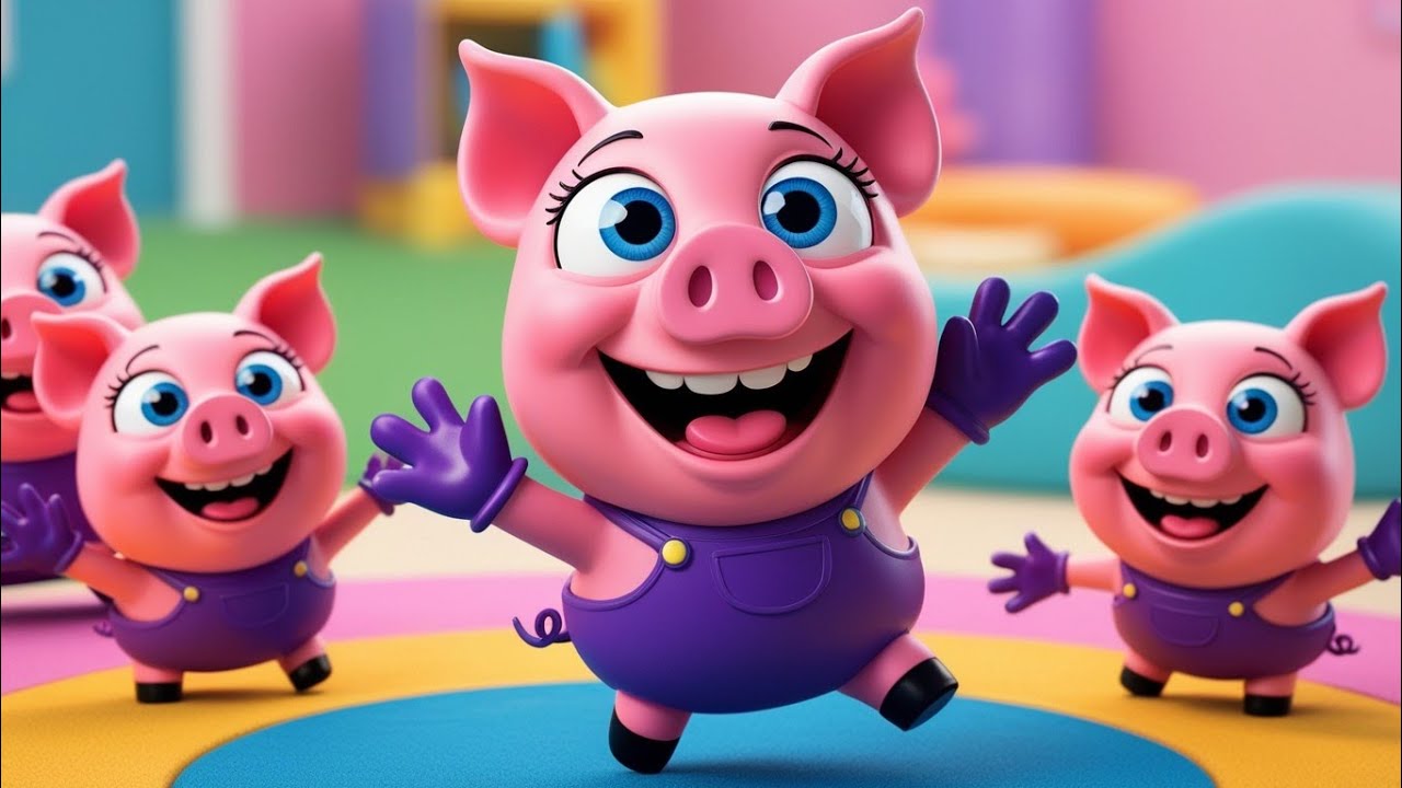 "Sing Along with the 7 Piggies! 🎵 Fun & Educational Nursery Rhyme for ...
