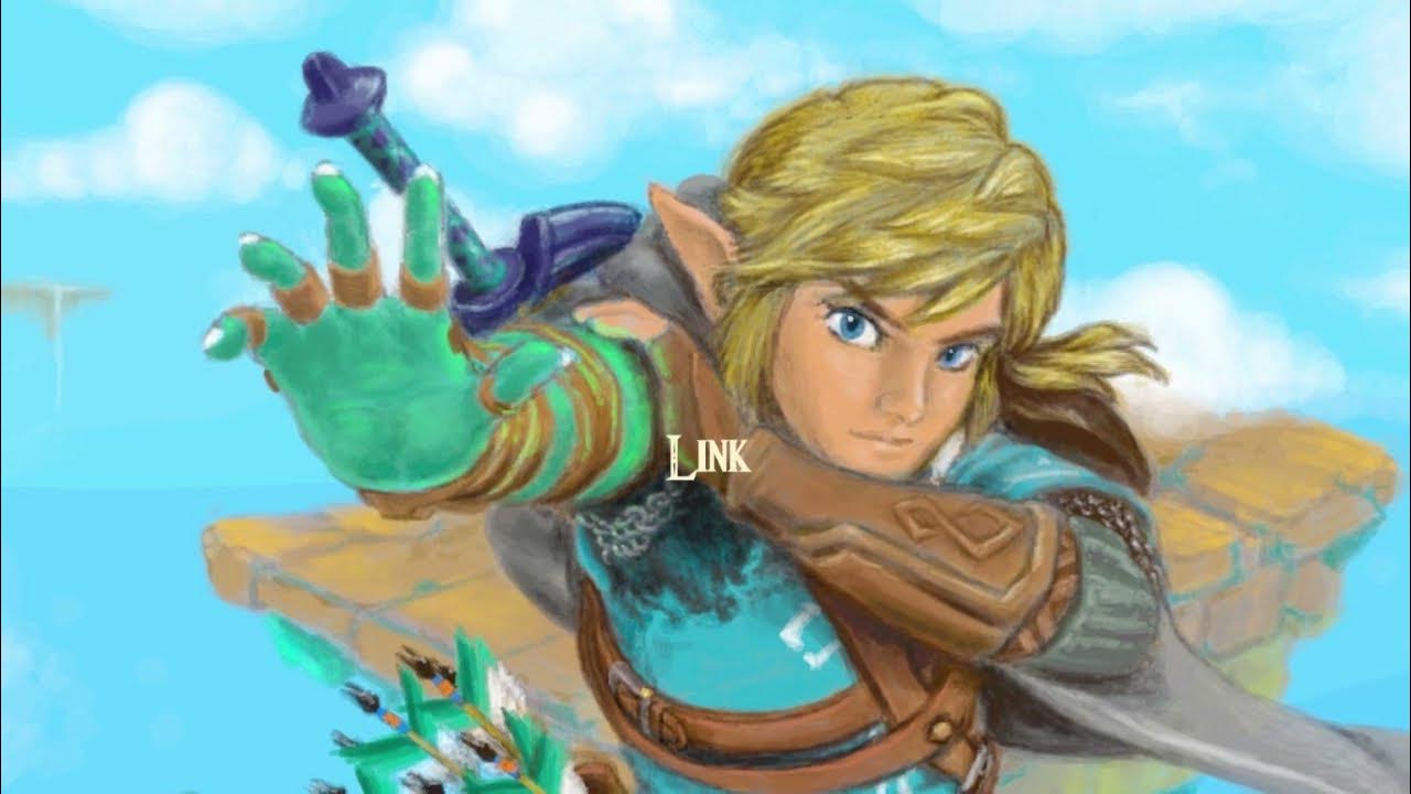 Link (The Legend of Zelda: Tears of the Kingdom) Scribble It Drawing Timelapse (Roth's ...