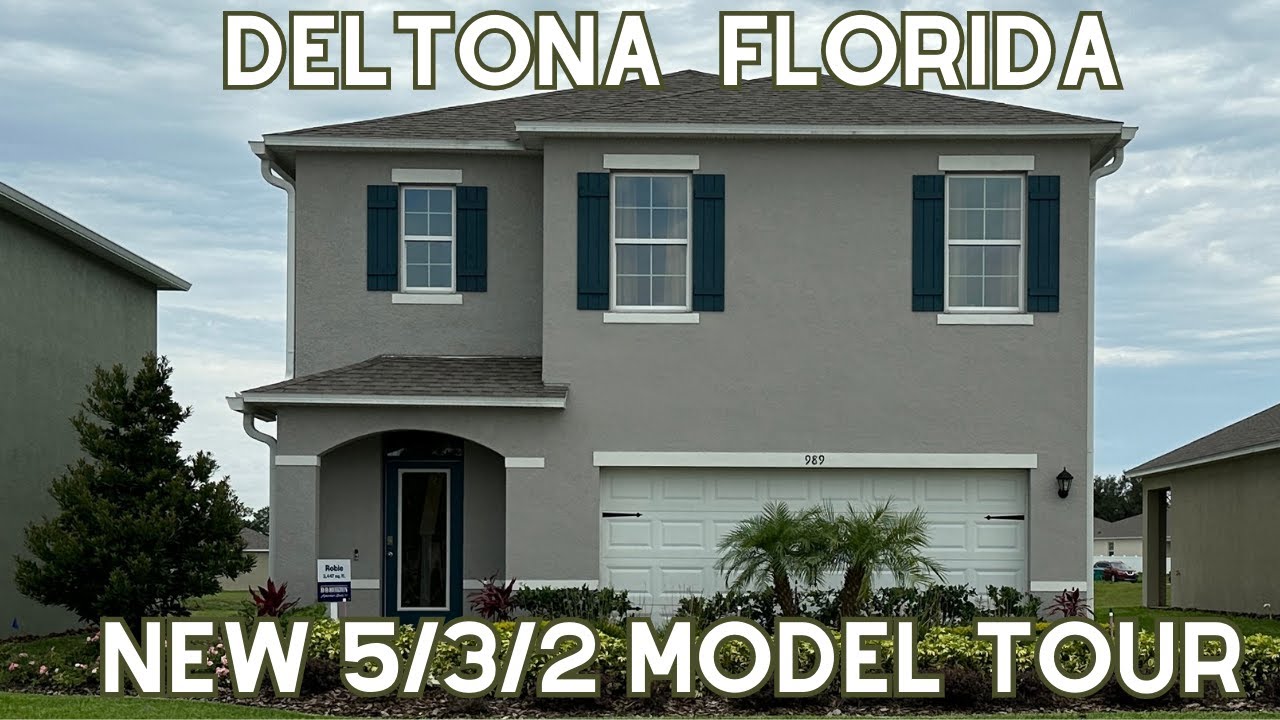 Robie New Construction House Tour in Deltona Florida - YouTube