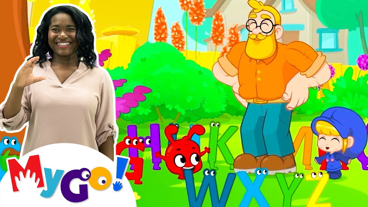 ABC Song | MyGo! Sign Language For Kids | Morphle TV | ASL - YouTube