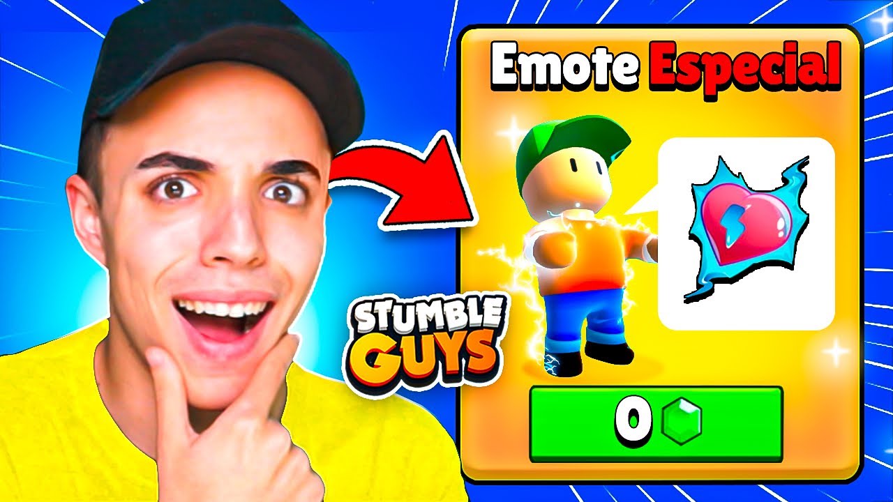 COMPRO *ABRAZO ELÉCTRICO* EMOTE ESPECIAL de STUMBLE GUYS! 😱 *así ...