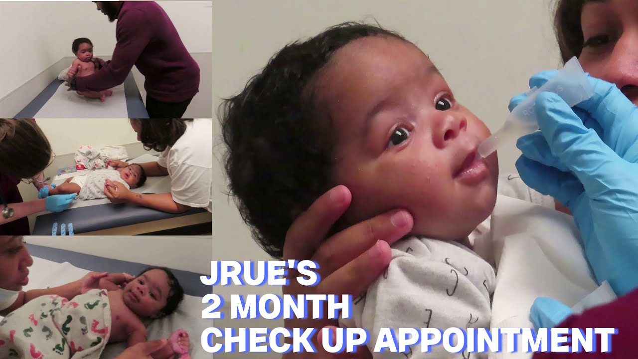 What to expect for a baby's FIRST SHOTS at 2 Month Check Up! - YouTube