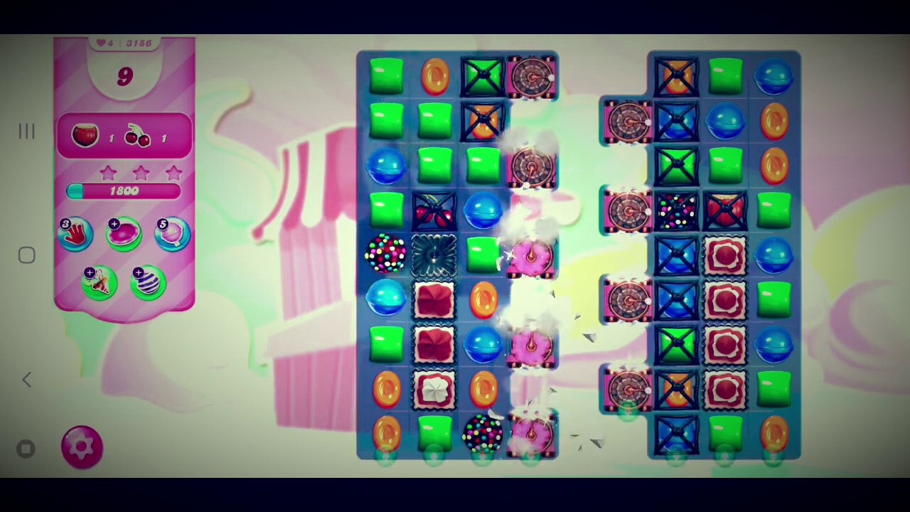 Candy crash Saga level 3186 - YouTube