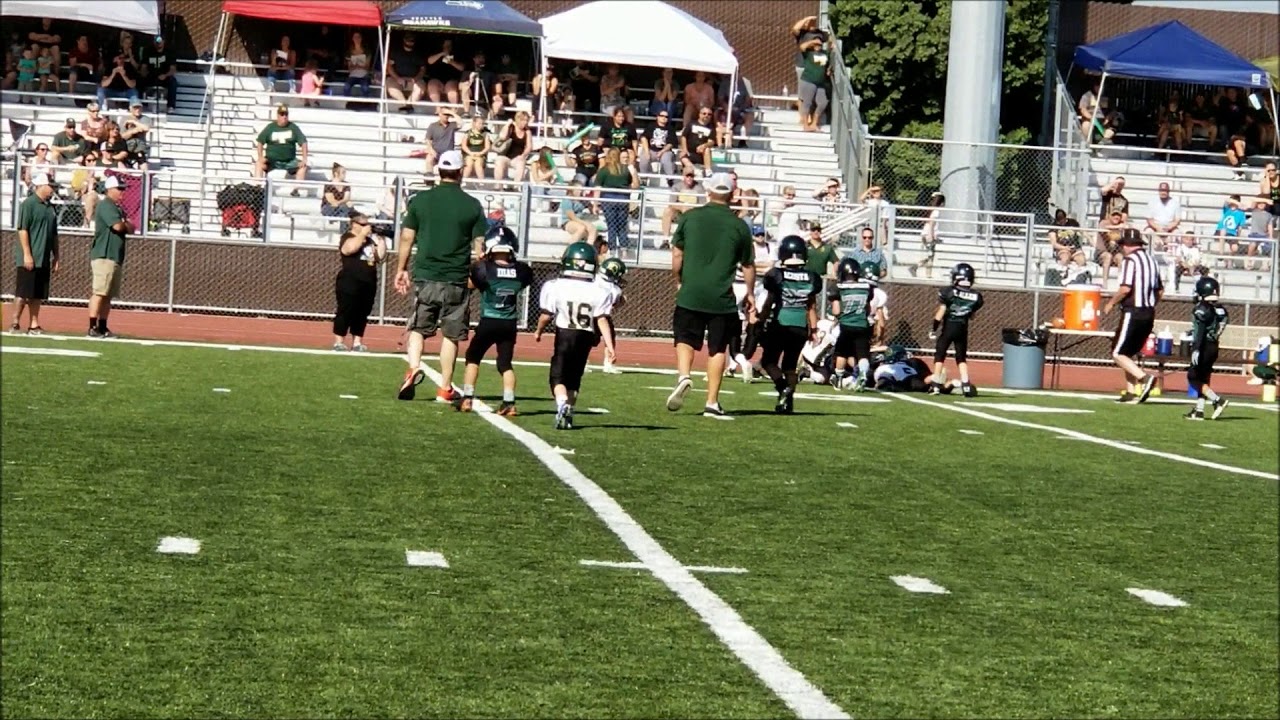 RV Junior Falcons vs. Red Bluff 9-9-18 #14 Isaiah Juarez - YouTube