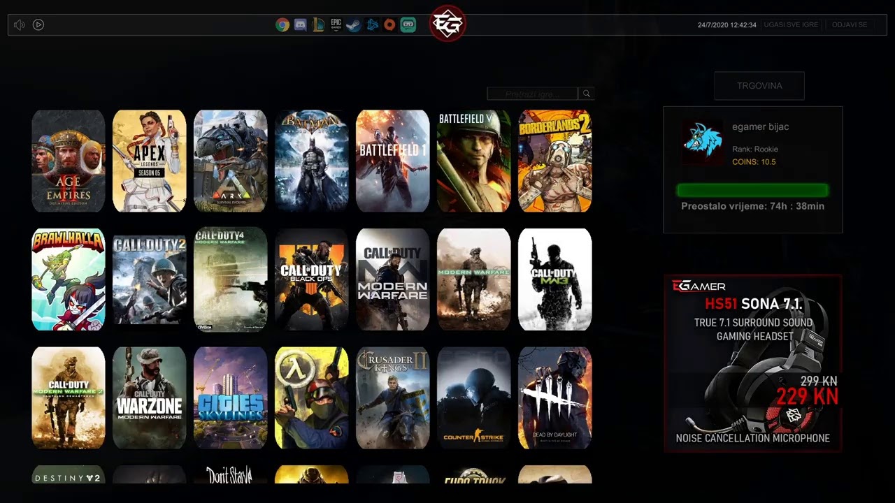 EGamer Live - YouTube