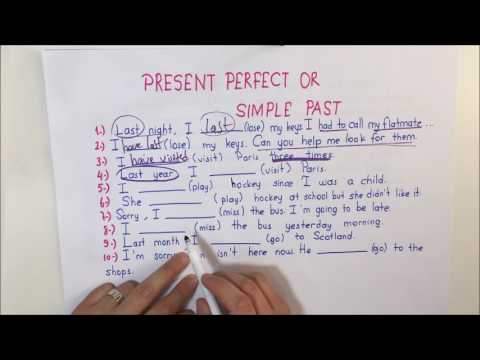 Present Perfect or Simple Past