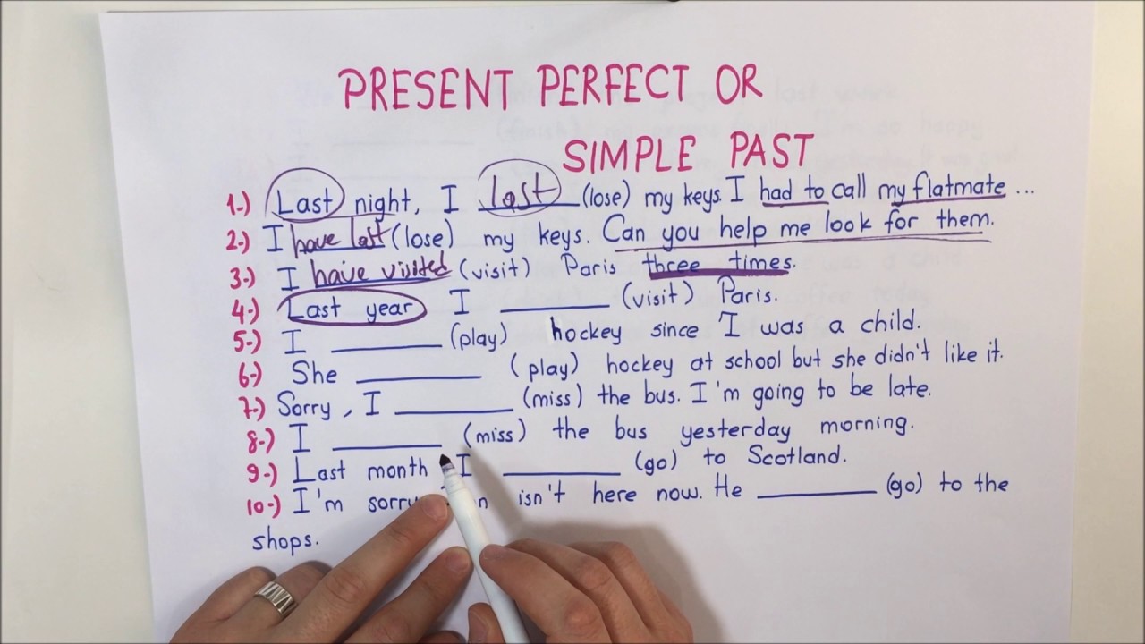 Present Perfect or Simple Past - YouTube