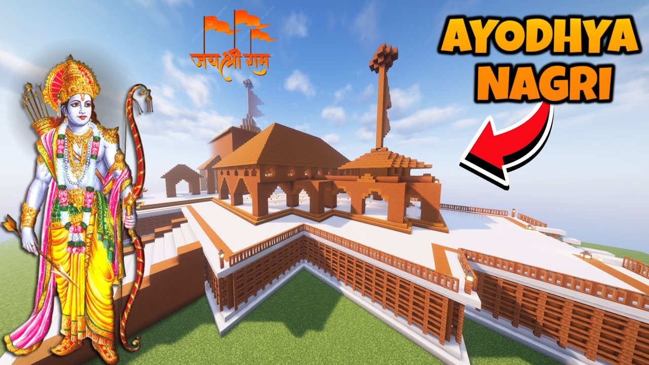 I Build Shree Ram Mandir In Survival Minecraft | Eagle Build Series ...