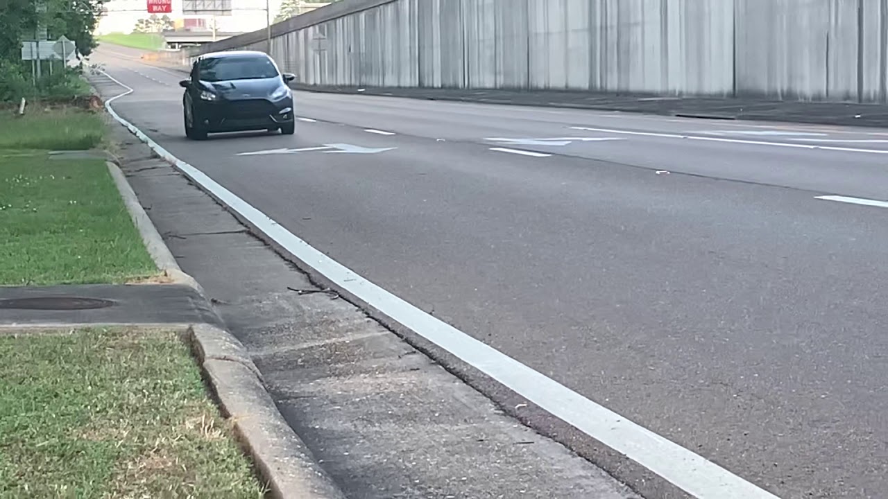 2j racing non resonated exhaust fiesta st hood rat sh*t - YouTube