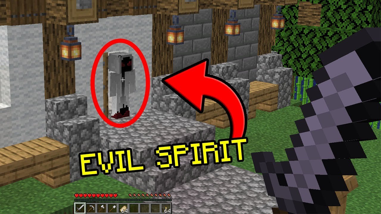 an EVIL SPIRIT in HAUNTING us LIVE in Minecraft - [3AM] - YouTube