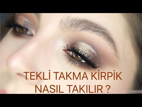 Gizli Tekli Takma Kirpik Nasıl Takılır ? / İki Farklı Yöntem | Erin Şengül