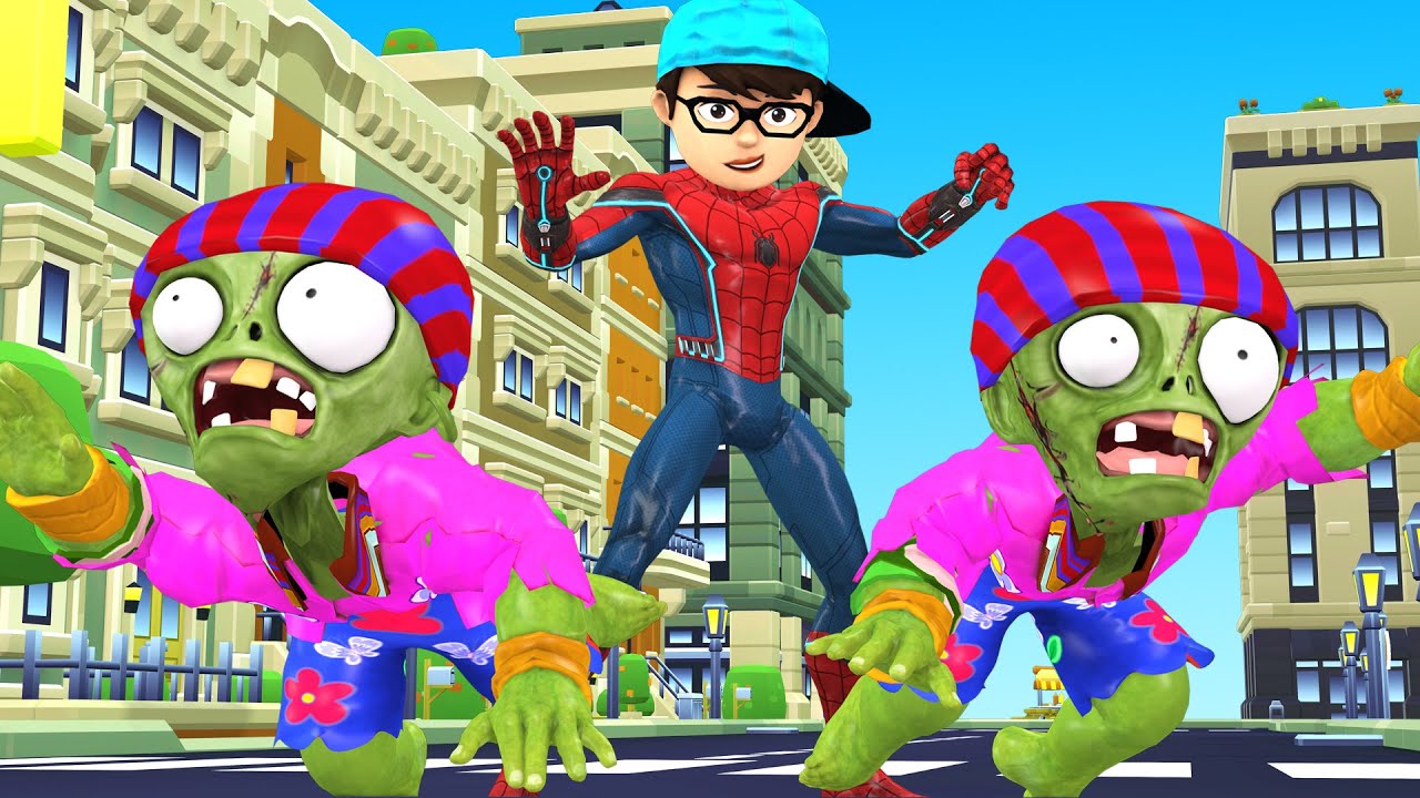 Nick Joker Become Spider Man Troll Couple Zombie - Scary Teacher 3D ...