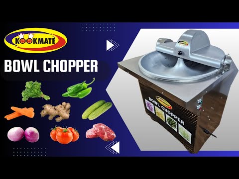 Bowl Chopper Machine / Buffalo Chopper Commercial Vegetable Cutting For ...
