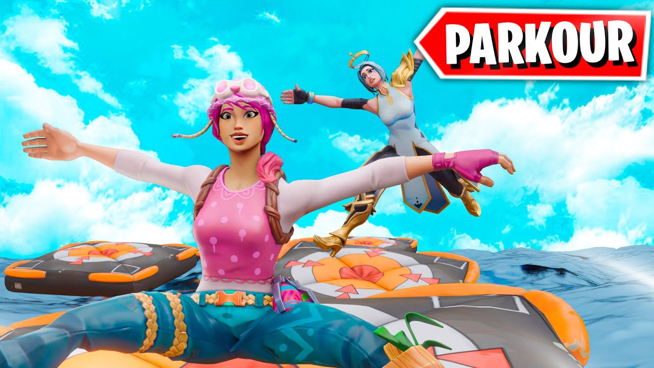 Parkour De Verano Fortnite Parkour Youtube