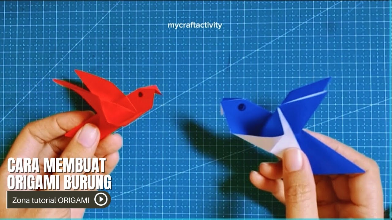 Cara Membuat Origami Burung Camar Simple How To Make Origami Paper