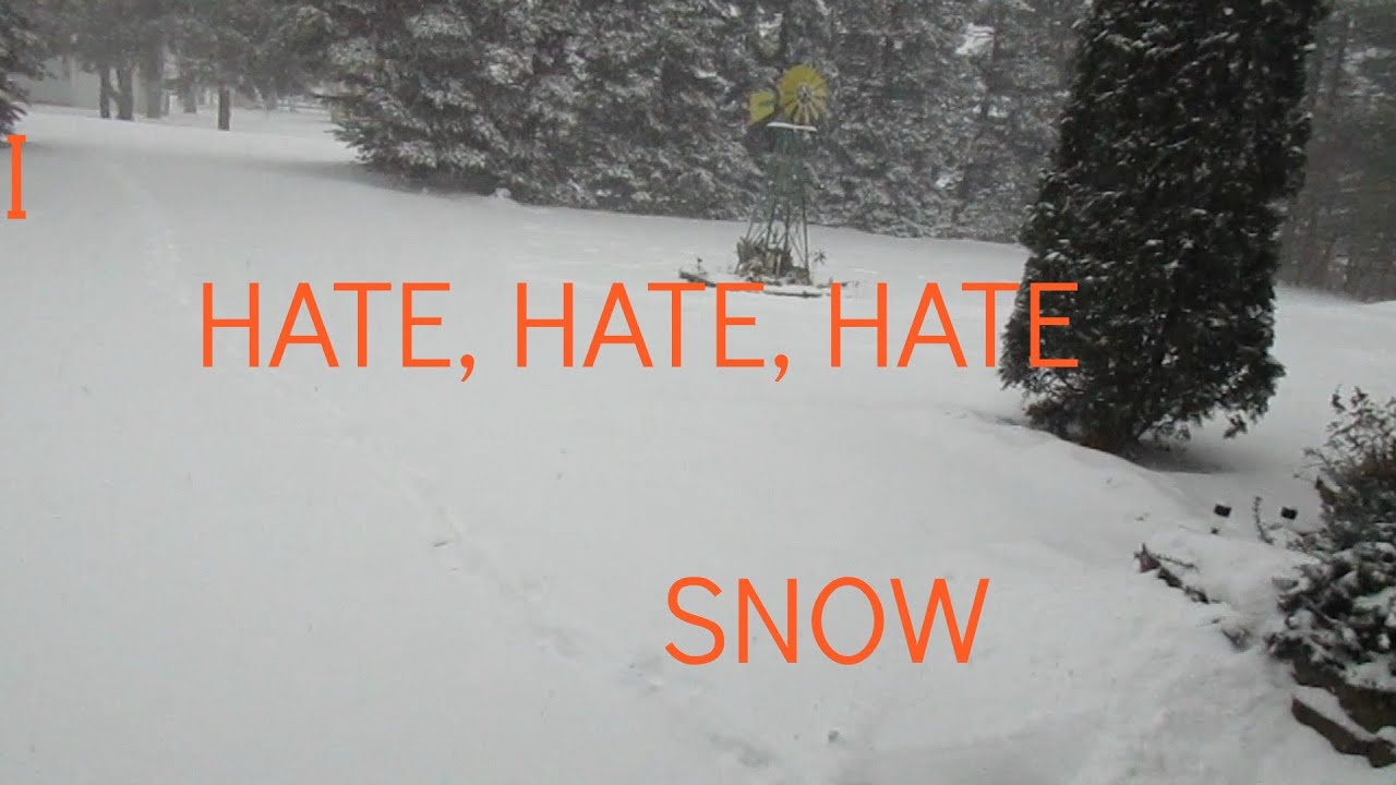 I HATE SNOW! day 96 (2/10/2015) - YouTube