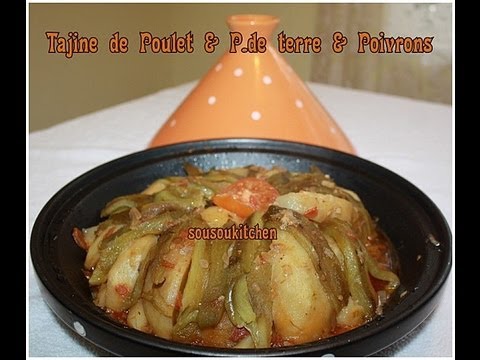 Tajine de Poulet/Chicken Tagine-Sousoukitchen - YouTube