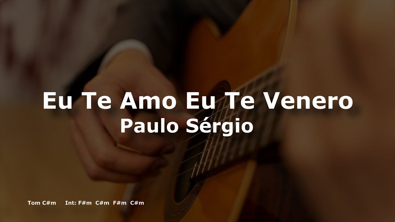 karaoke - Eu Te Amo Eu Te Venero (versão ademilton lima) - YouTube