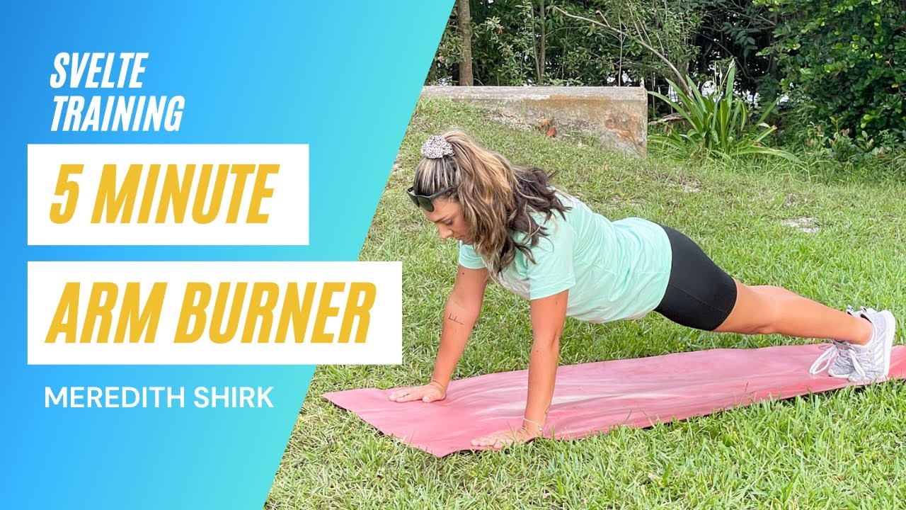 Quick and EASY 5 Minute Arm Burner Workout - YouTube