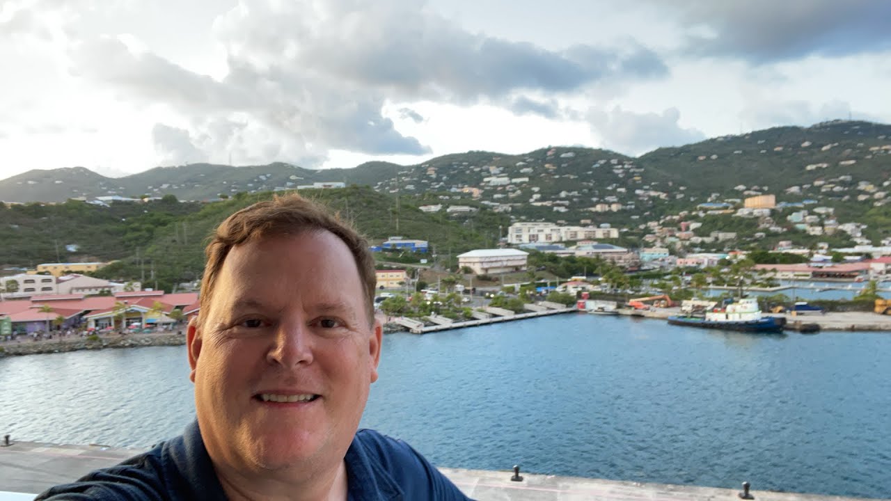 Guga and Rob in St Thomas from our balcony - YouTube