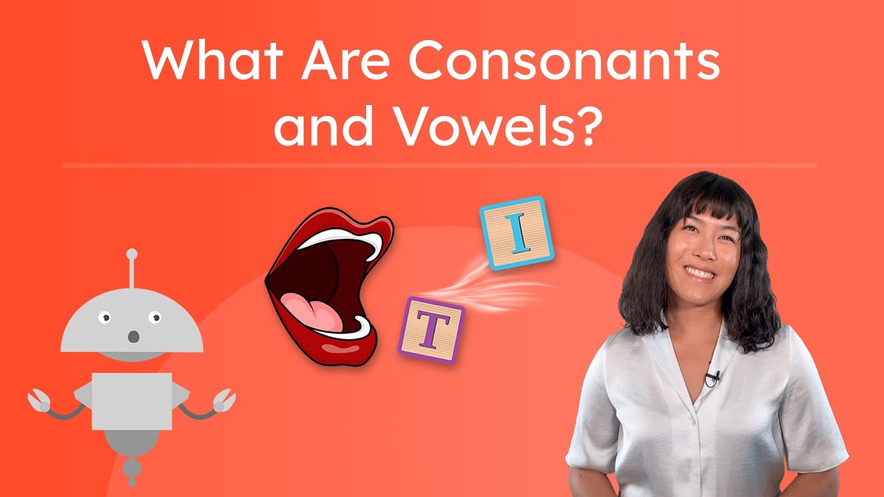 What Are Consonants and Vowels? - Kindergarten Phonics Lesson - YouTube