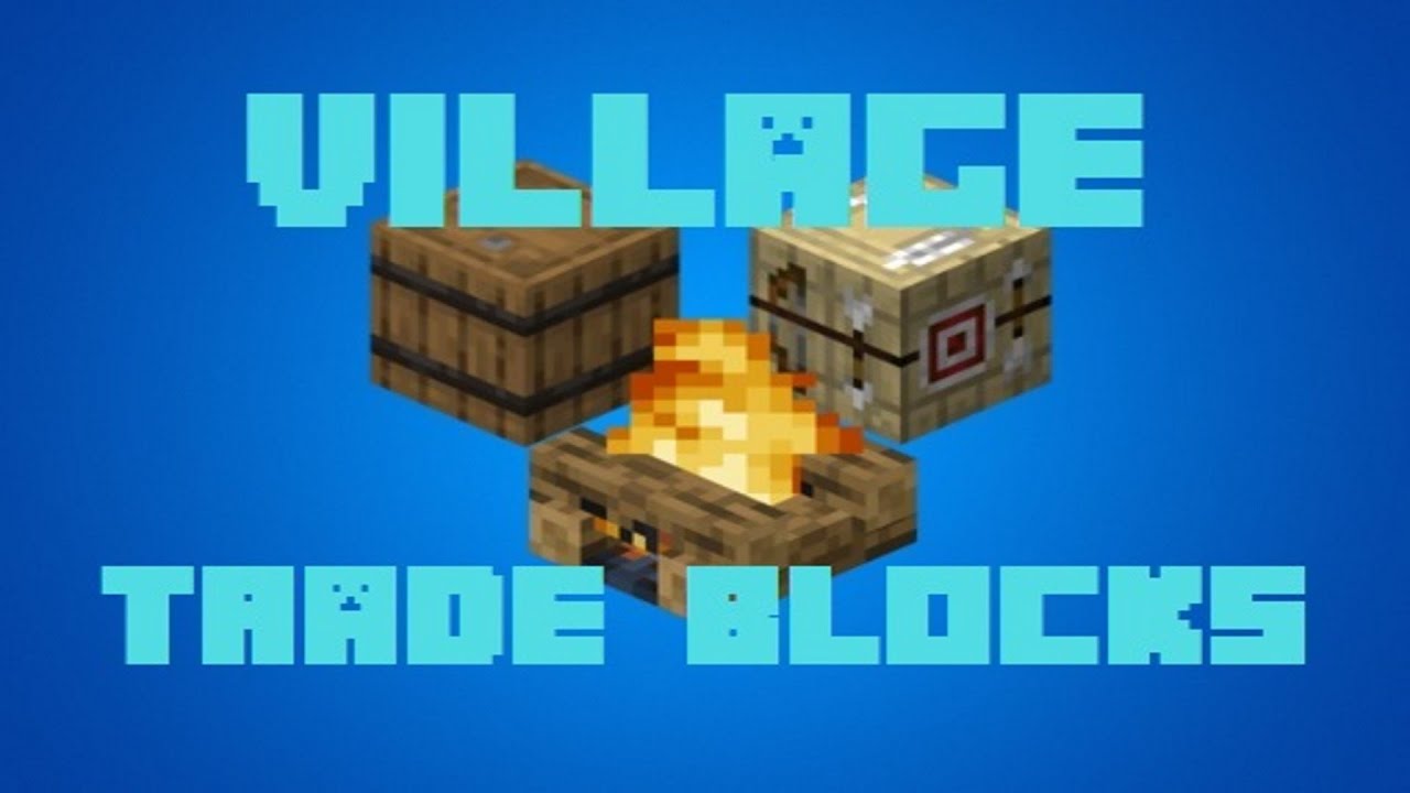 Minecraft - Crafting Recipes - Village Trade Blocks (1.18 Compatible ...