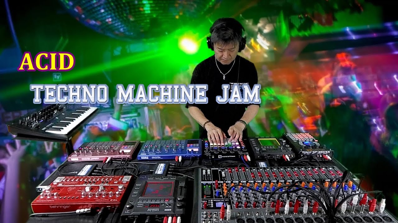 ACID TECHNO MACHINE JAM 🎧 Fantastic rave - YouTube
