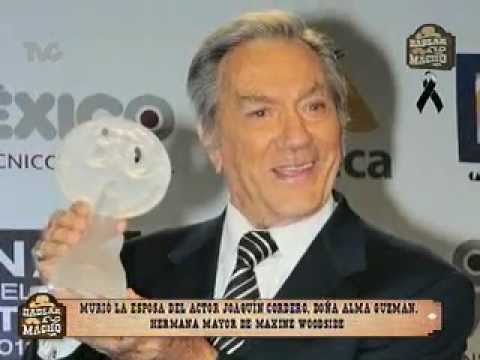 Murió la Esposa del Actor Joaquín Cordero, Doña Alma Guzmán (HM) - YouTube