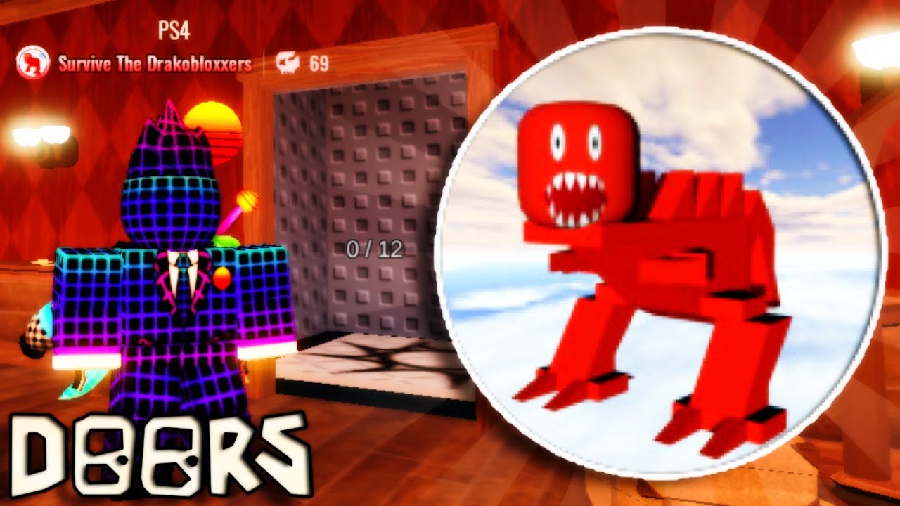 Sobreviva Aos DRAKOBLOXXERS No Novo Modo De 1° De Abril No DOORS ...