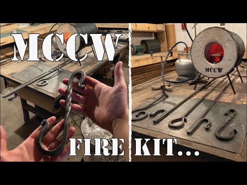 MCCW - Hand forged bushcraft fire kit… - YouTube