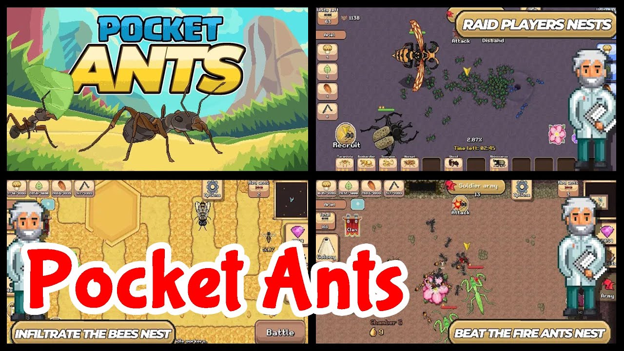 Pocket Ants: Colony Simulator No Commentary Gameplay Playthrough - YouTube