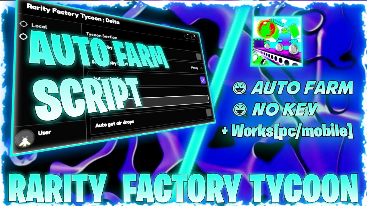 *OP* Rarity Factory Tycoon Script 🔥 | Pastebin | [Auto Lobby] + [Auto ...