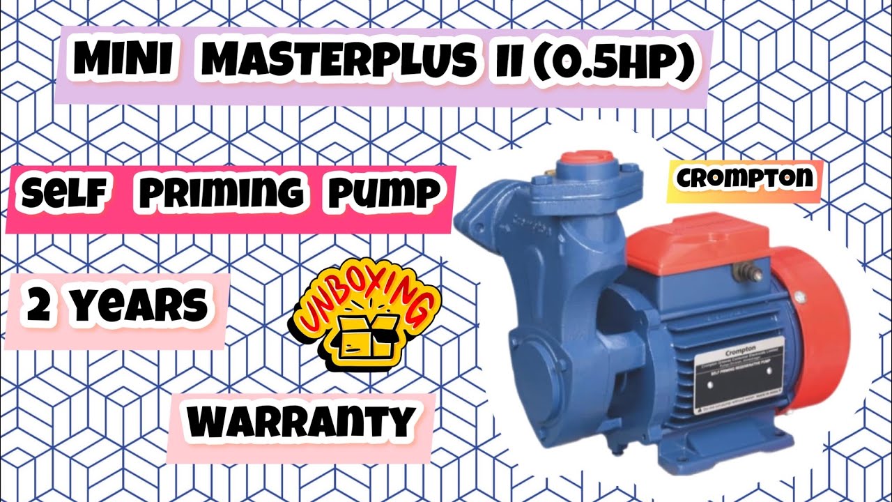 Crompton Mini Master Plus II WATER PUMP | #crompton #minimasterplus # ...