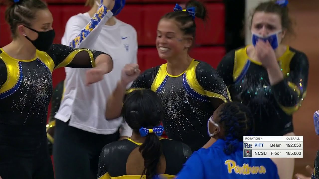 Pitt Gymnastics | Highlights at NC State - YouTube