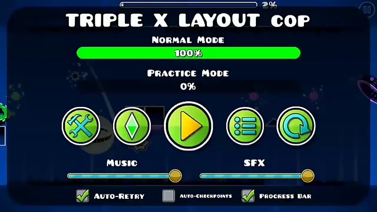 Triple X - Geometry Dash Layout - YouTube