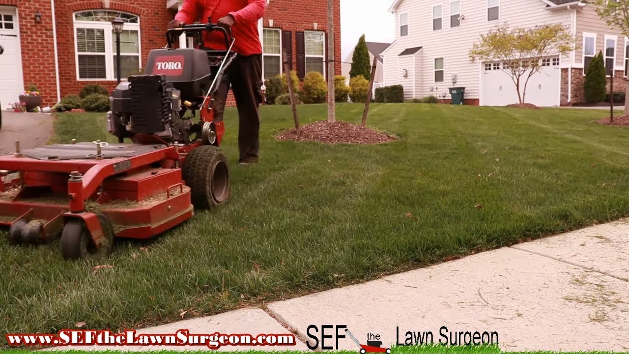 Emergency Call Out to Mow Lawn - Toro 36" Tbar Floating Deck - YouTube