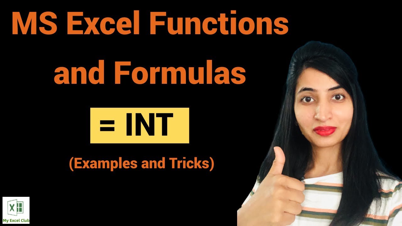 INT Excel Formula (Examples and Tricks) - YouTube
