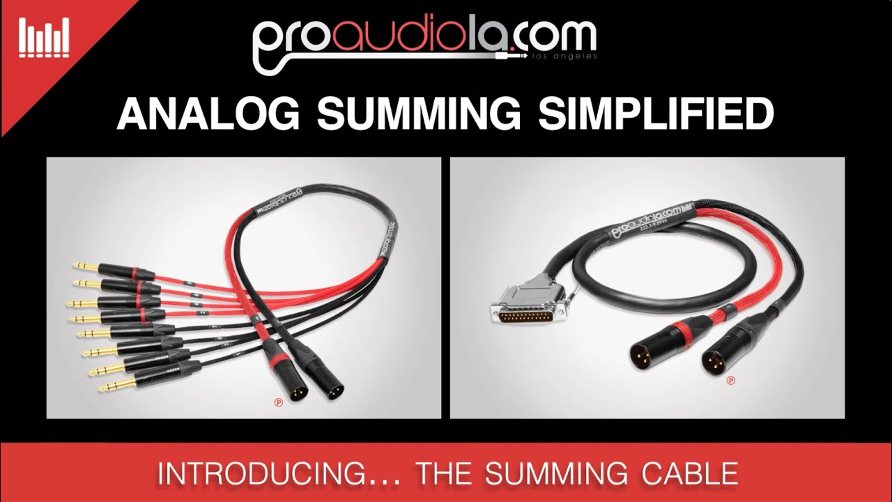 The SUM Cable Introduction Video | Pro Audio LA - YouTube