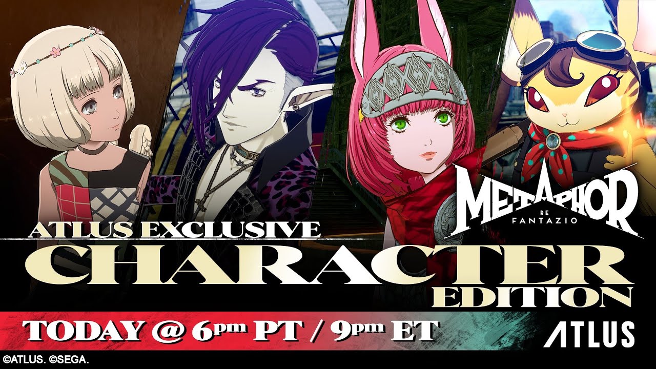 Metaphor: Re-Fantazio Character Showcase And Persona 3 Reload ...