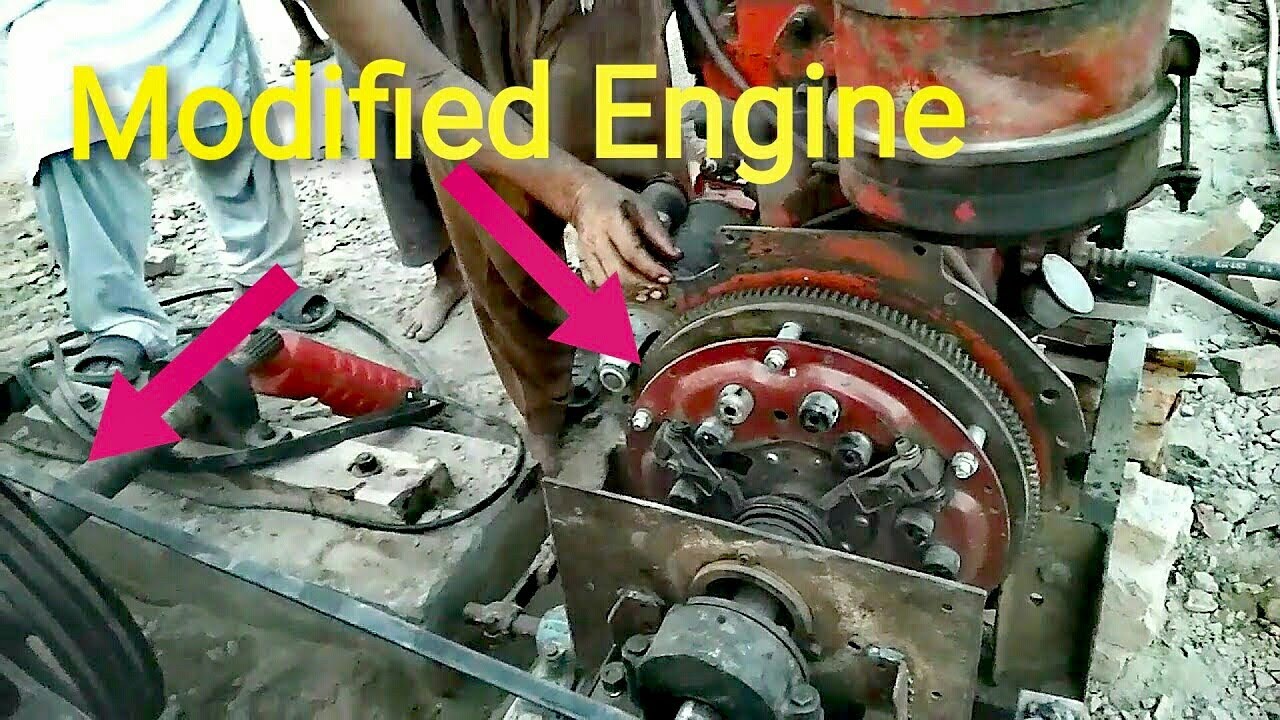 Diesel Engine Modified testing | Belarus Tractor modified engine clutch ...