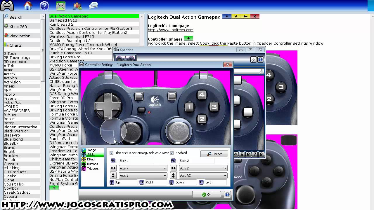 Como configurar Xpadder - Jogos Gratis Pro - YouTube