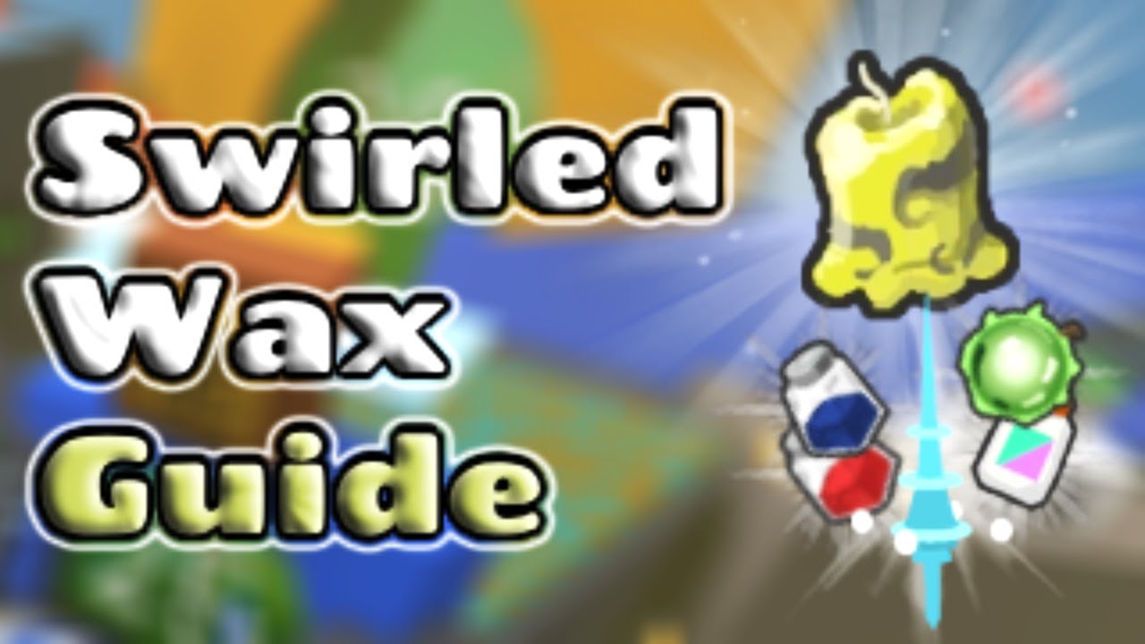 How to get SWIRLED WAX in Roblox Bee Swarm Simulator - YouTube