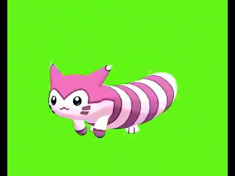Shiny Furret Walk Green Screen - YouTube