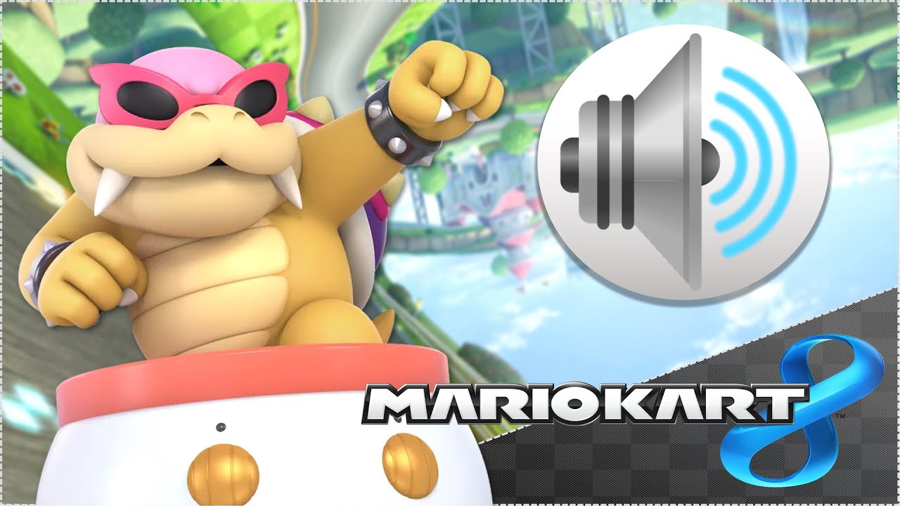 Mario Kart 8 - All Roy Koopa Sound Effects & Voice Clips - YouTube
